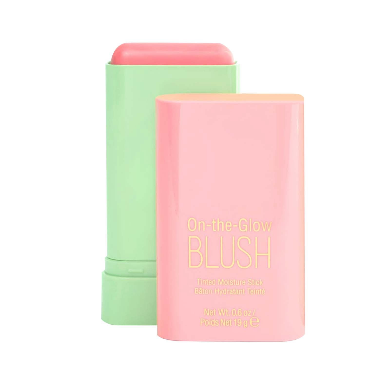 Cream Contour Stick for Cheeks Tint, Multi-Use Makeup Highlighter Blush Bronzer Stick, Natural ...