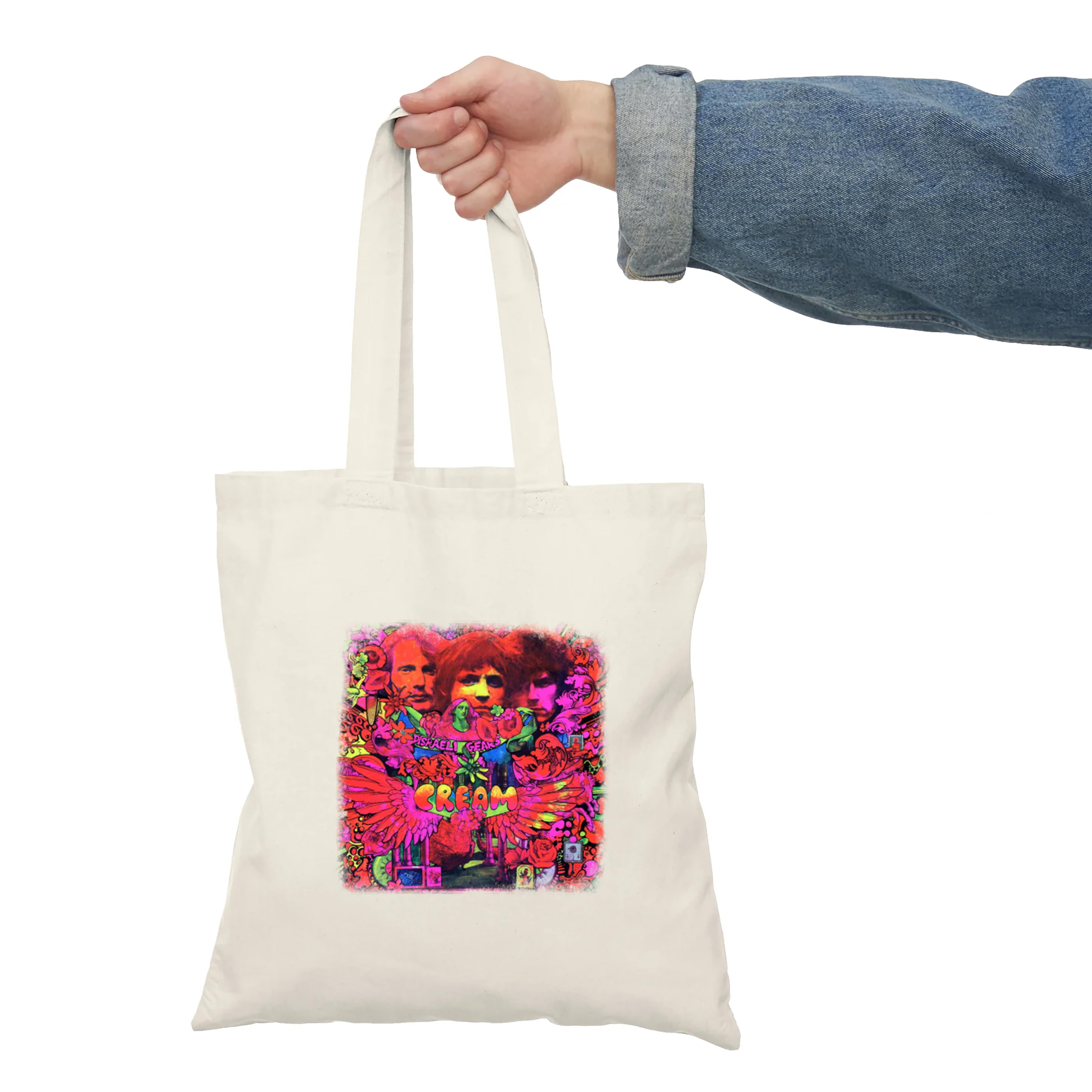 Cream, Disraeli Gears, Album, Rock, Band, Music, Eric Clapton, Jack Bruce, Ginger Tote Bag ...