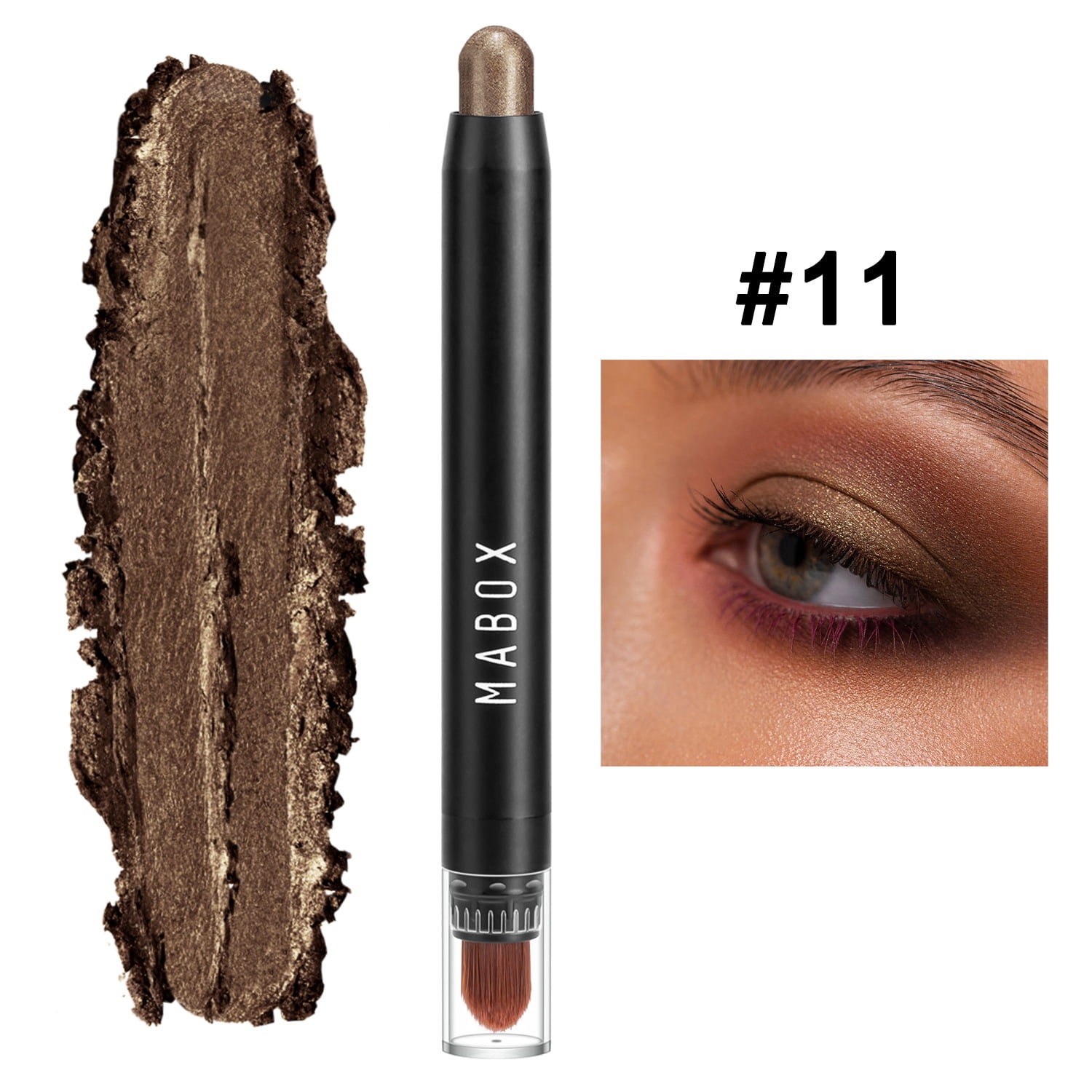 Cream Eyeshadow Stick Makeup Set, Waterproof Color Pearl Pen Highlight ...