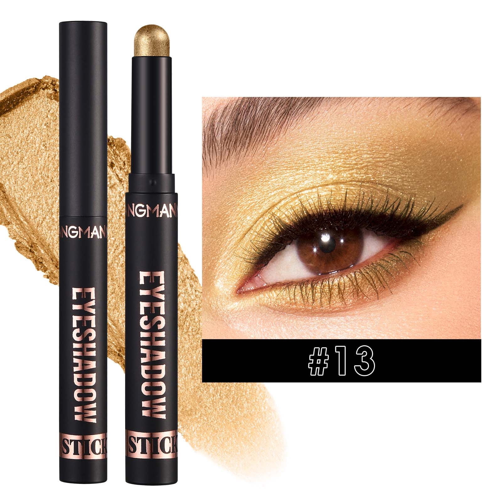 Cream Eyeshadow Stick, Waterproof Cream Eyeshadow Pen , Matte and ...