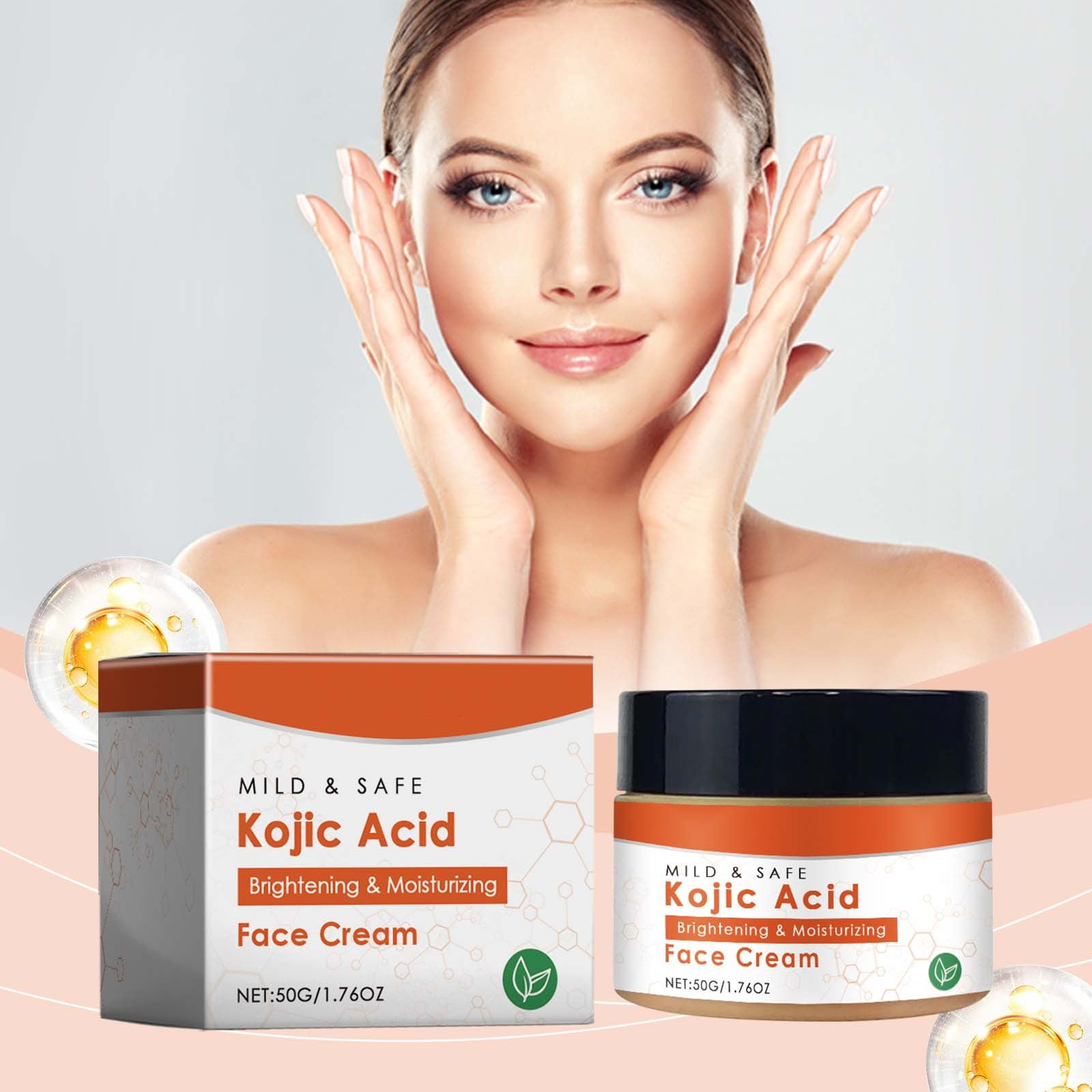 Cream for Face, Kojic Acid Glutathione Natural Skin Nourishing ...