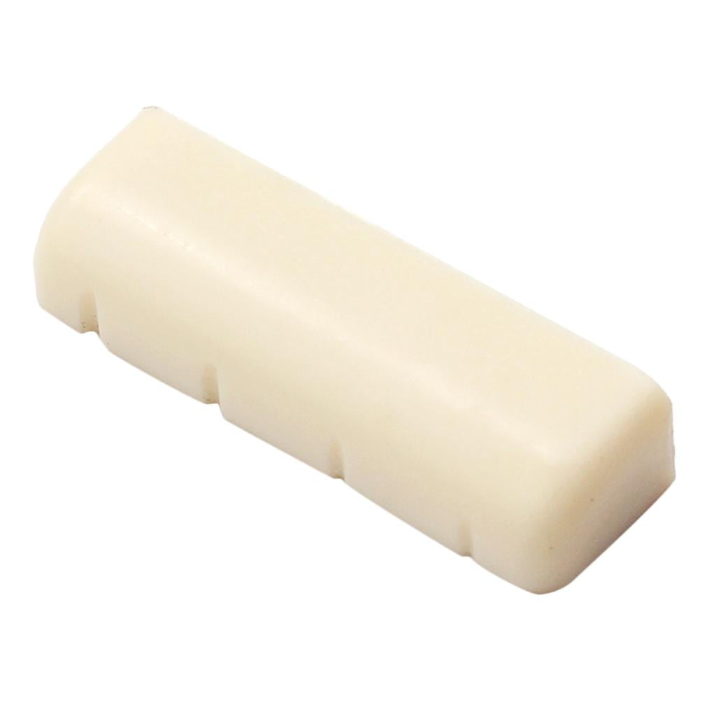 Cream Four-String Nuts 30 × 6 × 8 Mm for DIY Banjo Parts 10 Pack ...