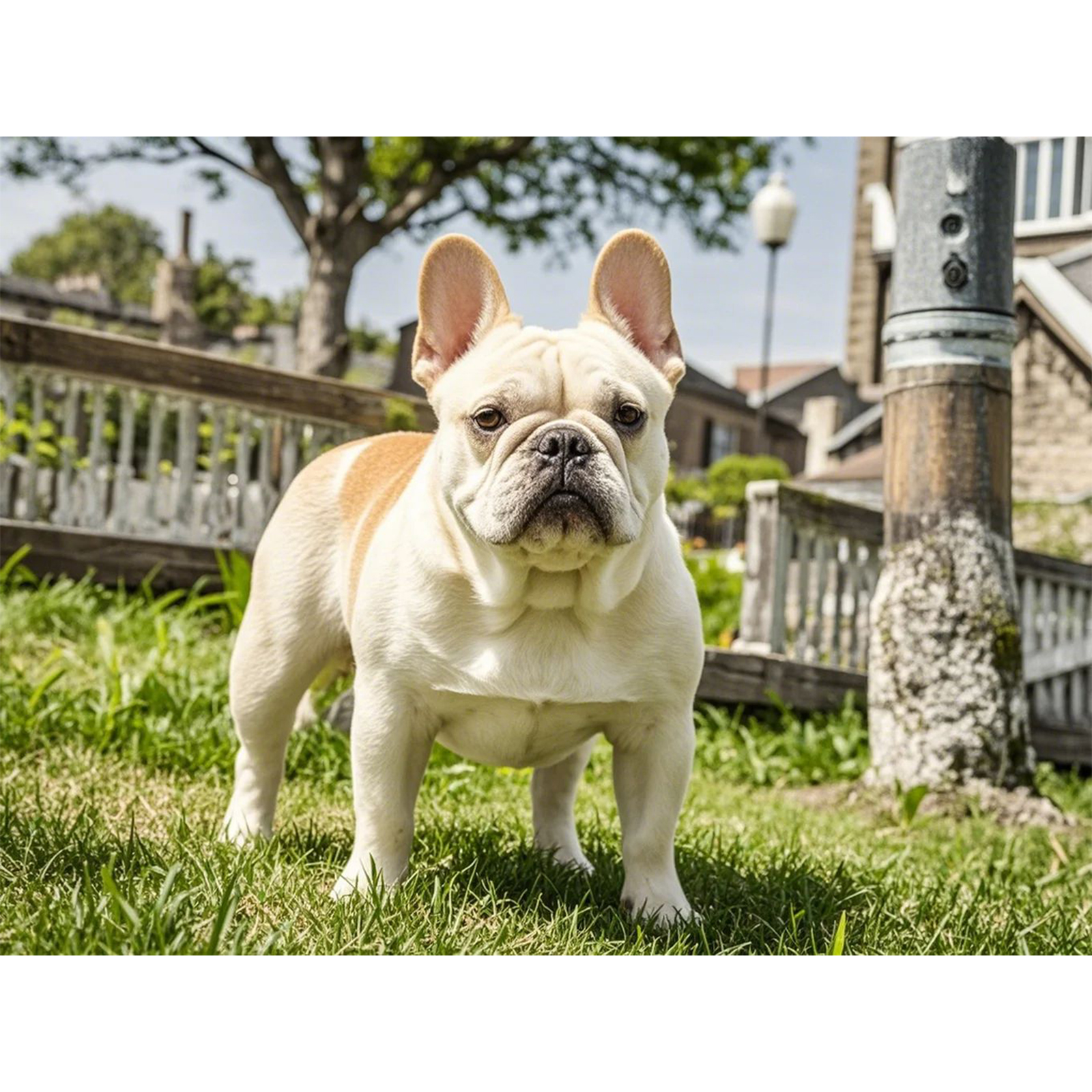 Cream French Bulldog Diamond Art 5D Diamond Painting DIY Kits Full ...