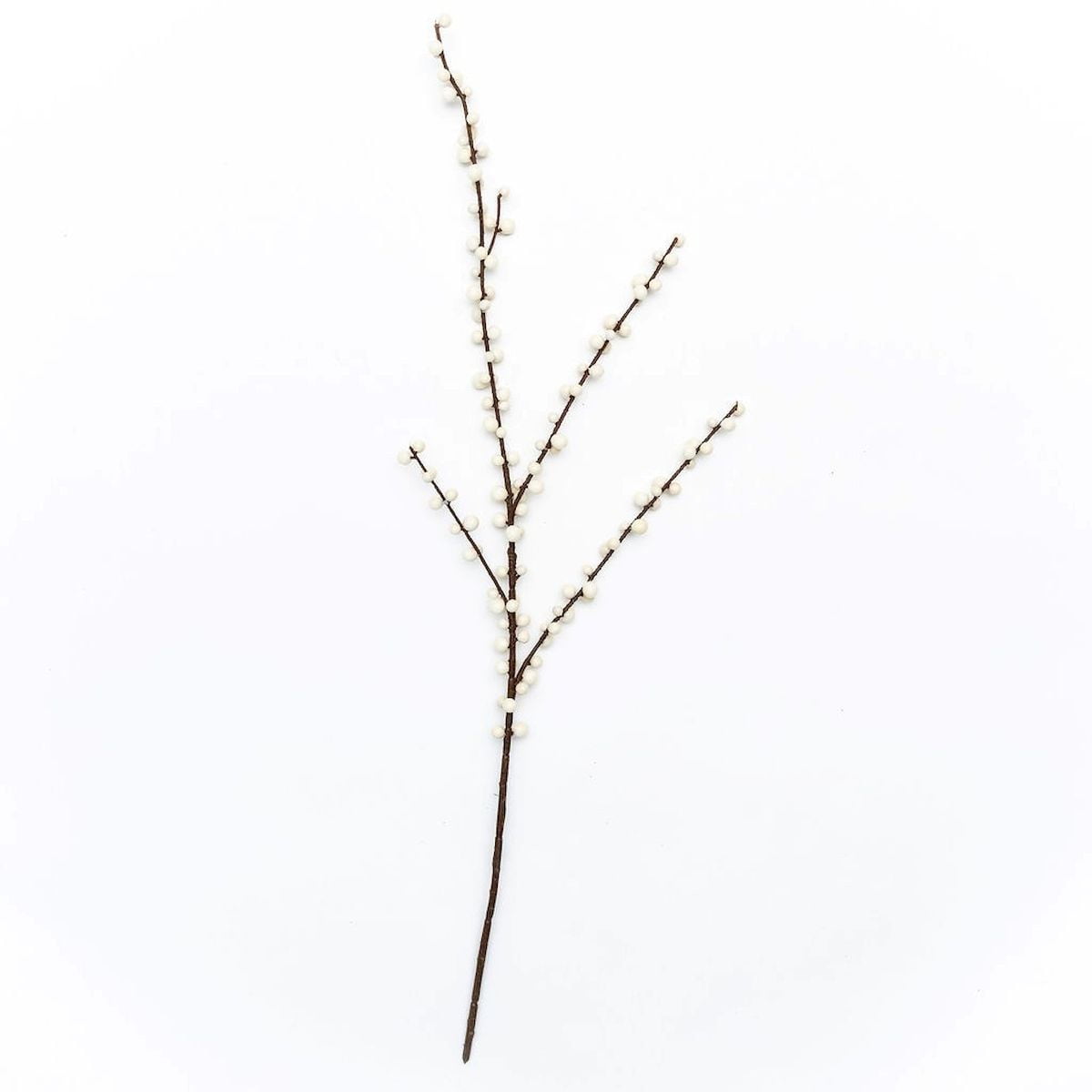 Cream Ilex Berry Branch Pick Faux Plants And Trees - Walmart.com