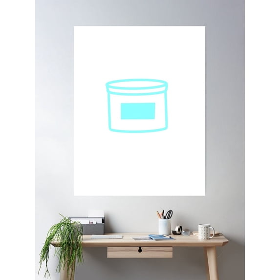 Cream Jar Poster Wall Art Modern Wall Decor For Living Room Bedroom Art ...