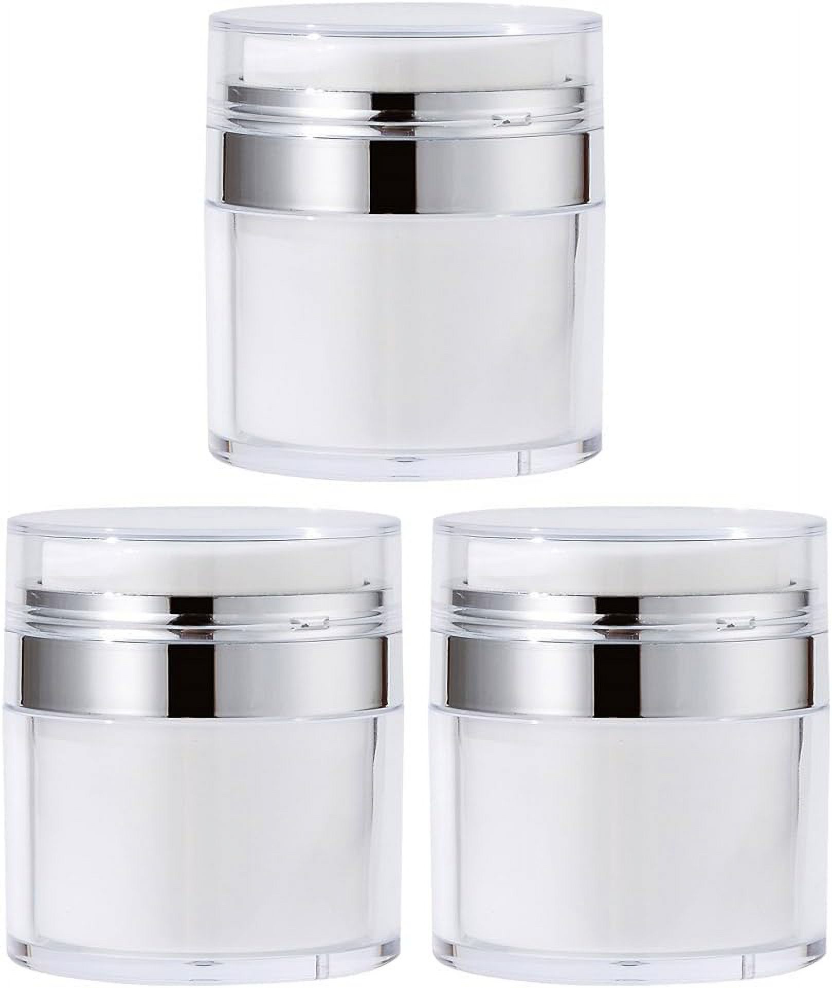 Cream Jar Vacuum Bottle, 2024 New Refillable Moisturizer Container ...