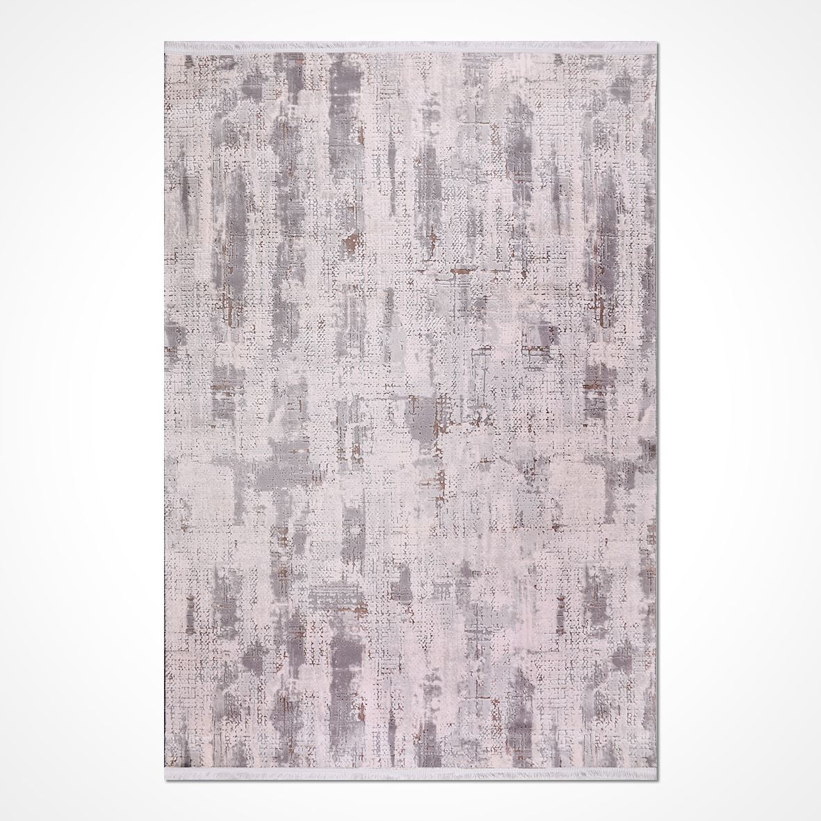 Cream Modern Acrylic Area Rugs for Living Room Jacquard Textured Modern ...