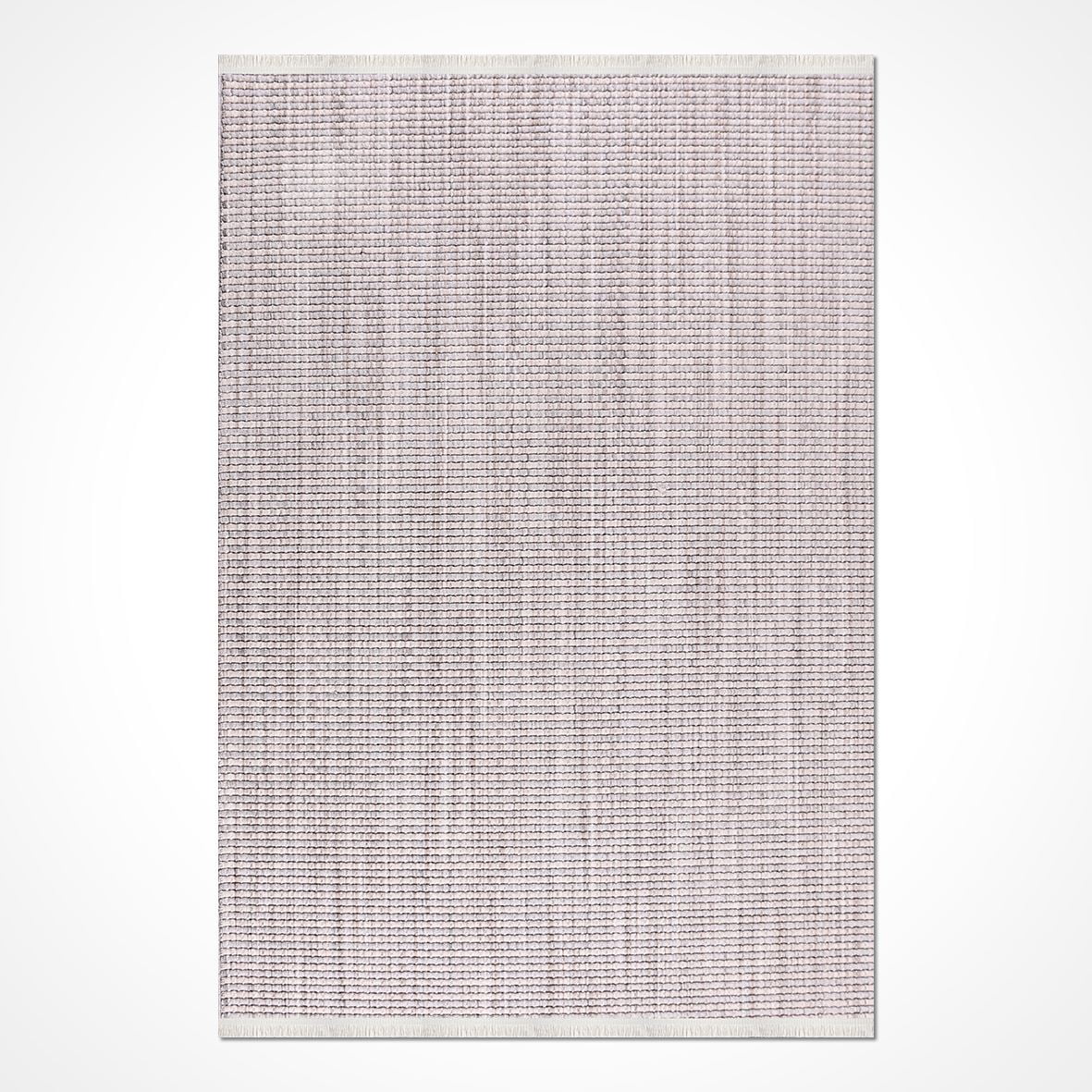 Cream Modern Polyester Area Rugs for Living Room Jacquard Textured ...