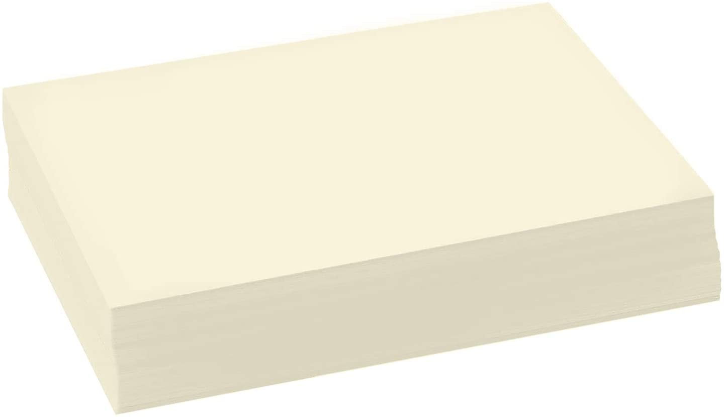 Cream (Natural) Half Letter Size Paper – Great for Business Documents ...