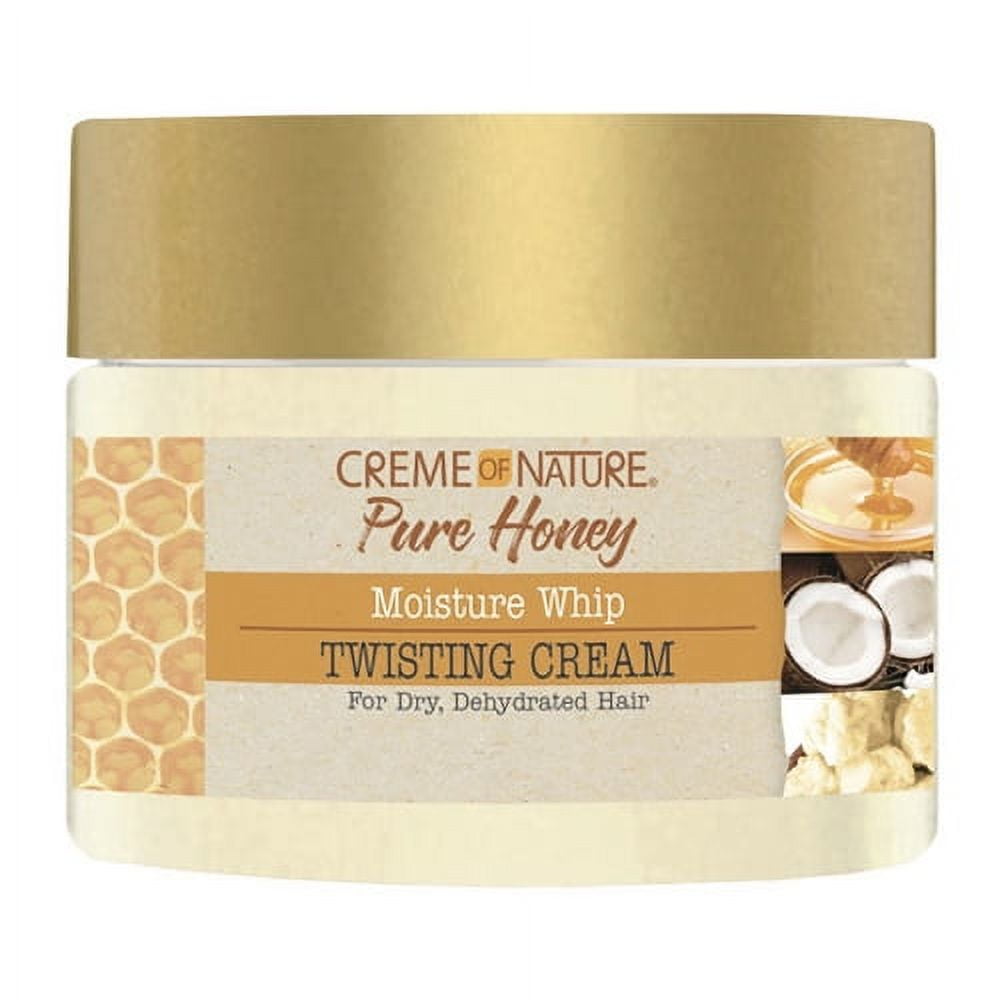 Cream Of Nature Pure Honey Moisture Whip Twisting Cream, 11.5 Oz, 3 ...
