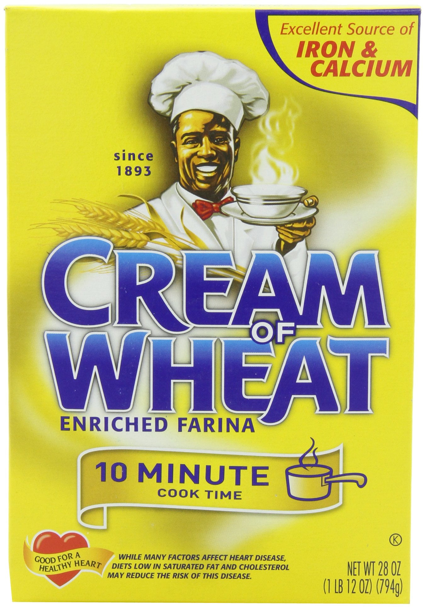 Cream Of Wheat, Original Stove Top, 10 Minutes, 28 Ounce Boxes (Pack Of ...