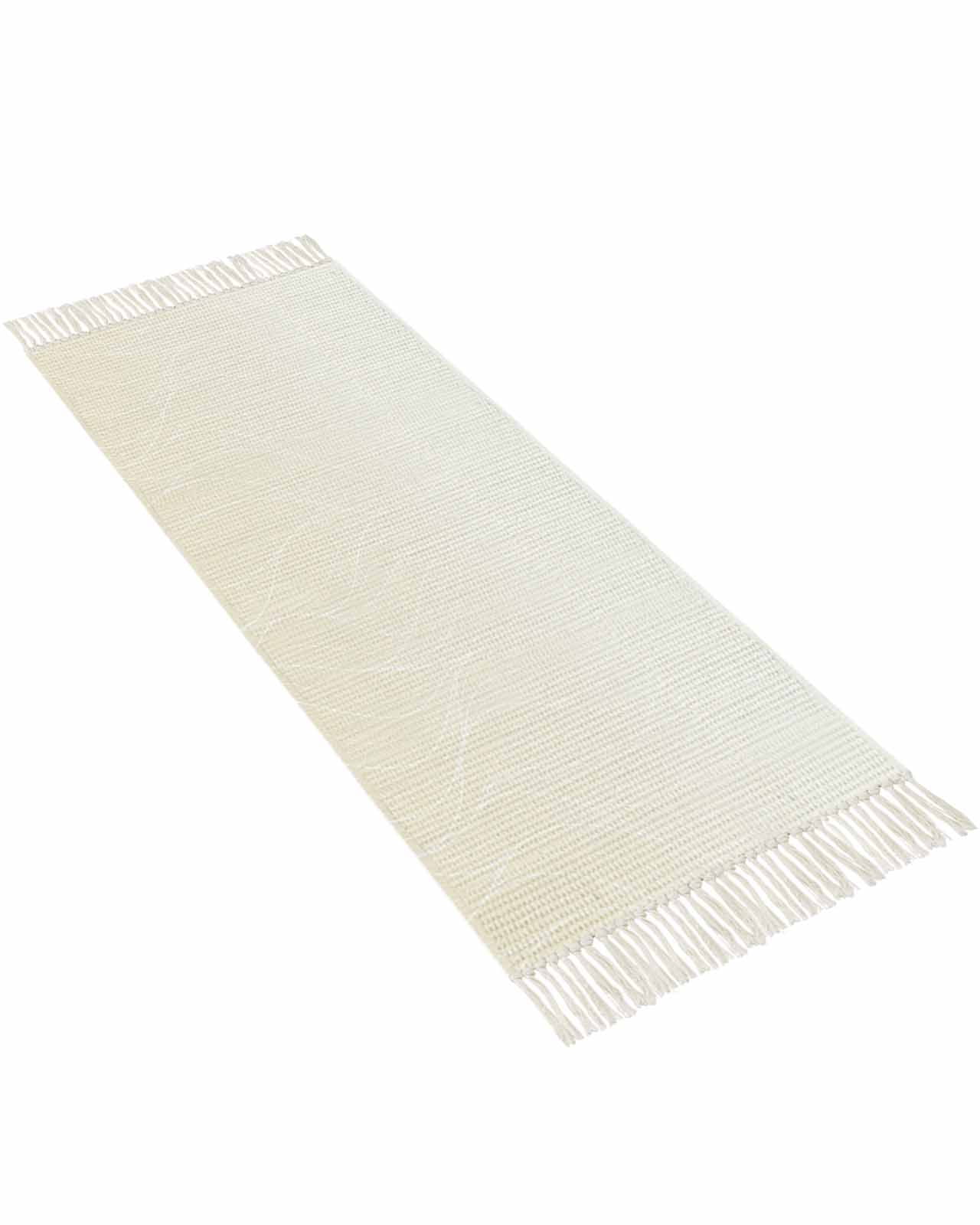 Cream Ombre Lines Hallway Runner Rug 2'x6', Laundry Room Washable Woven ...