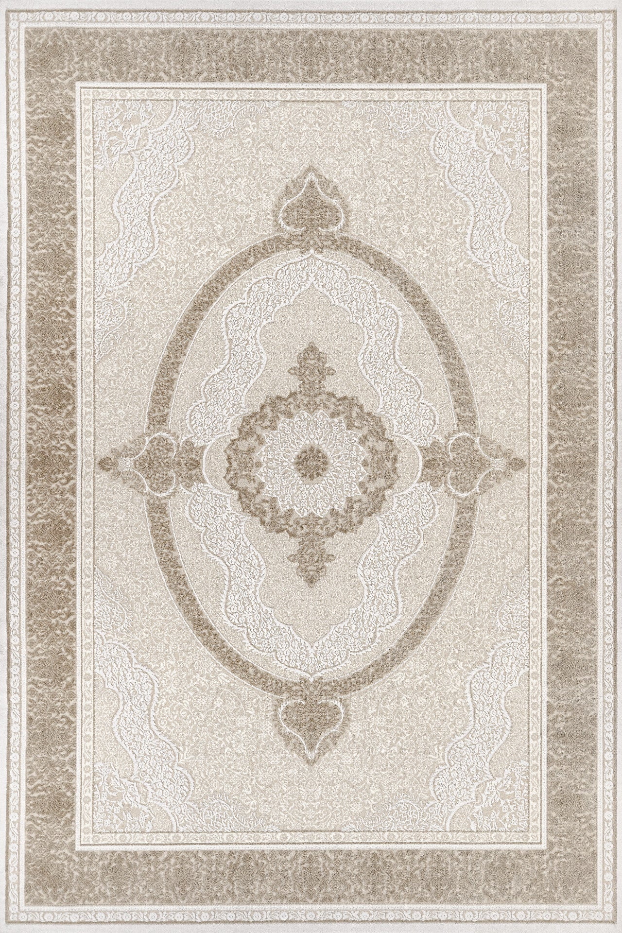Cream Oriental Area Rugs for Living Room Washable Rugs Boho Moroccan ...