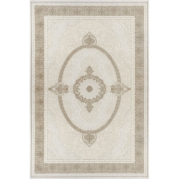 Cream Oriental Area Rugs for Living Room Washable Rugs Boho Moroccan ...