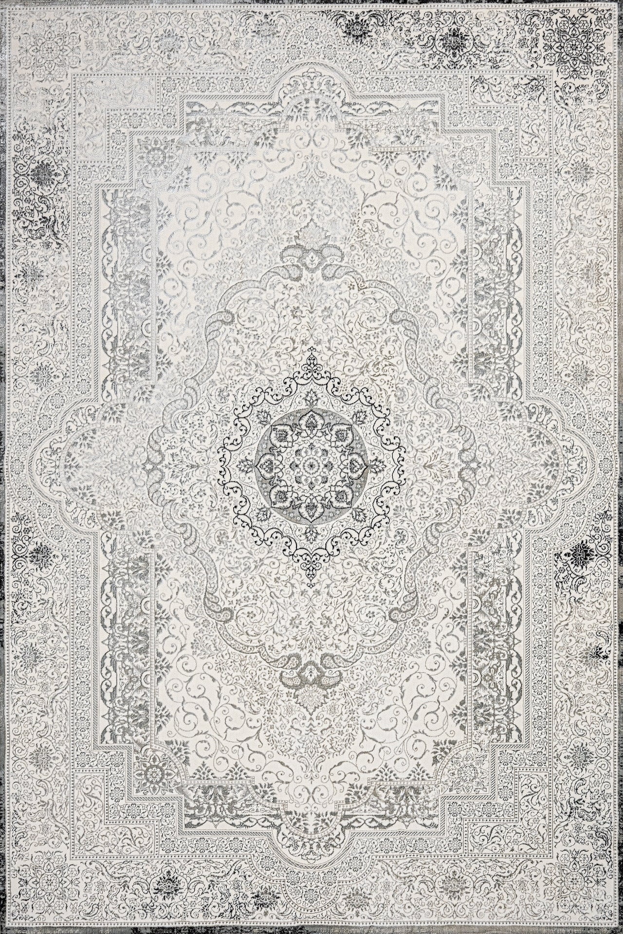 Cream Oriental Area Rugs for Living Room Washable Rugs Boho Moroccan ...