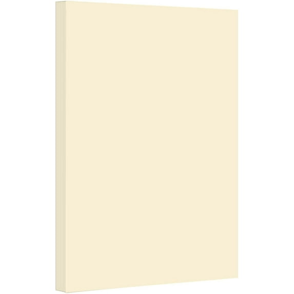 Cream Pastel Color Card Stock | 67Lb Cover Cardstock | 8.5" x 14 ...
