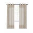 Cream Retro Greek Key Blackout Curtains 63 Inches Long for Bedroom ...