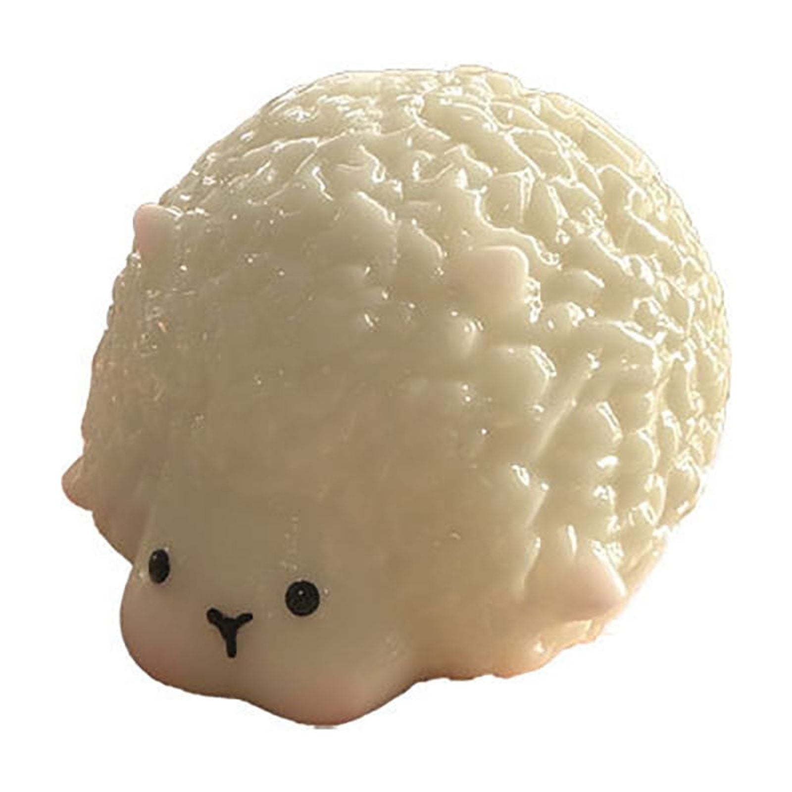 Cream Sheep Shaped Slow Rise Pinch Toy, Anxiety Relief And Sensory ...