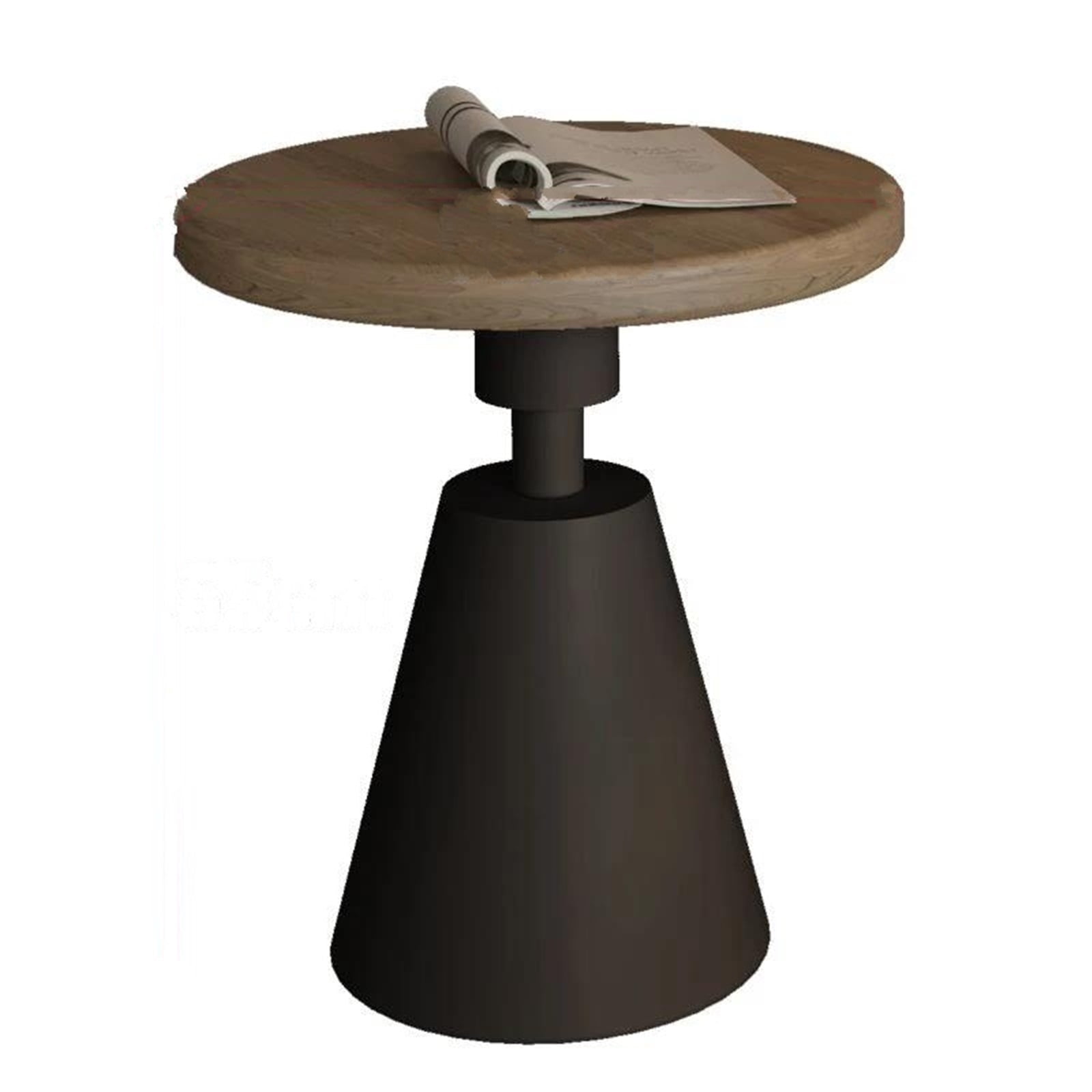 Cream Style Solid Wood Small Round Table White Small Coffee Table Sofa ...