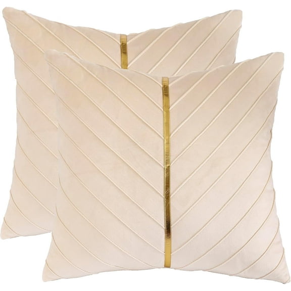 EDHITNR Corduroy Pillow Covers, Modern Living Room Sofa Cushion with ...