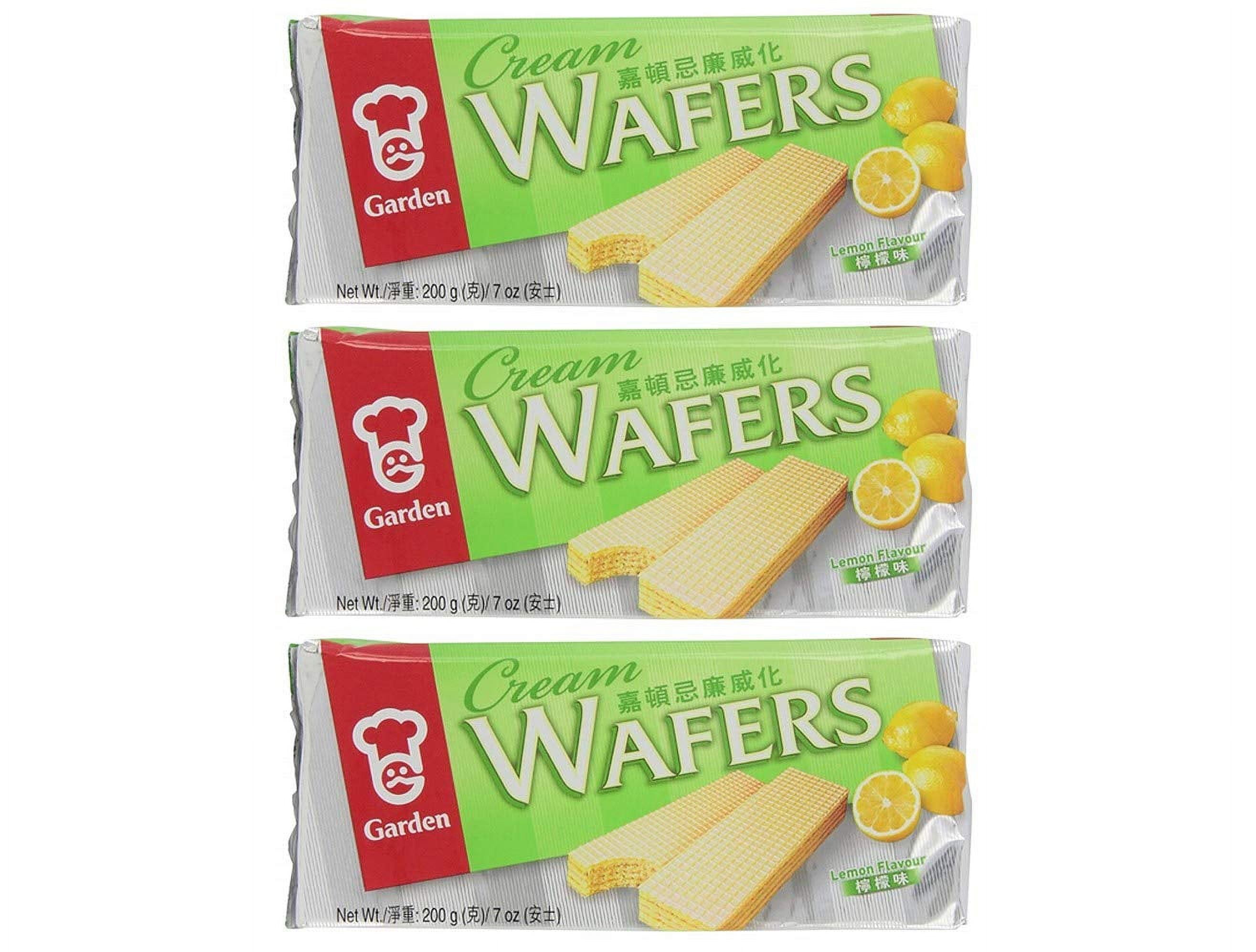 Cream Wafers Lemon Flavor 200g, 3 Pack - Walmart.com