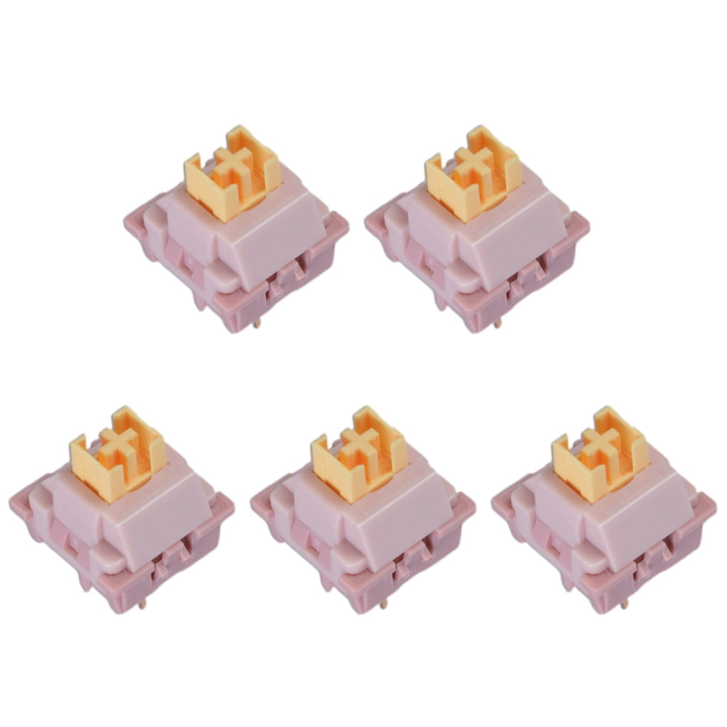 Cream Yellow Peaching Pre Lubed Silents Linears Switches HotSwaps ...