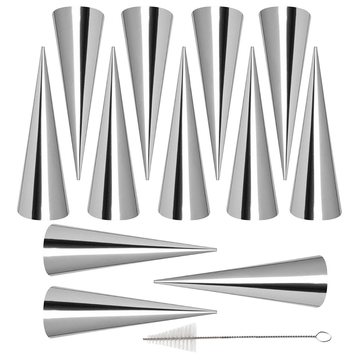 Cream horn mold Large size cream horn shape, conical Danish pastry ...