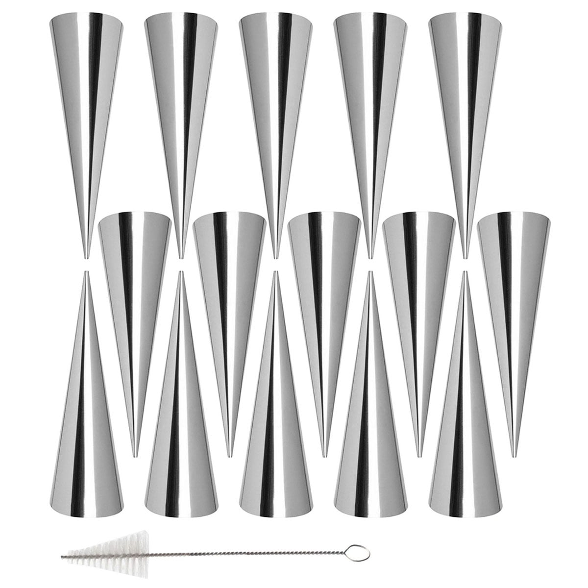 Cream horn mold Large size cream horn shape, conical Danish pastry ...