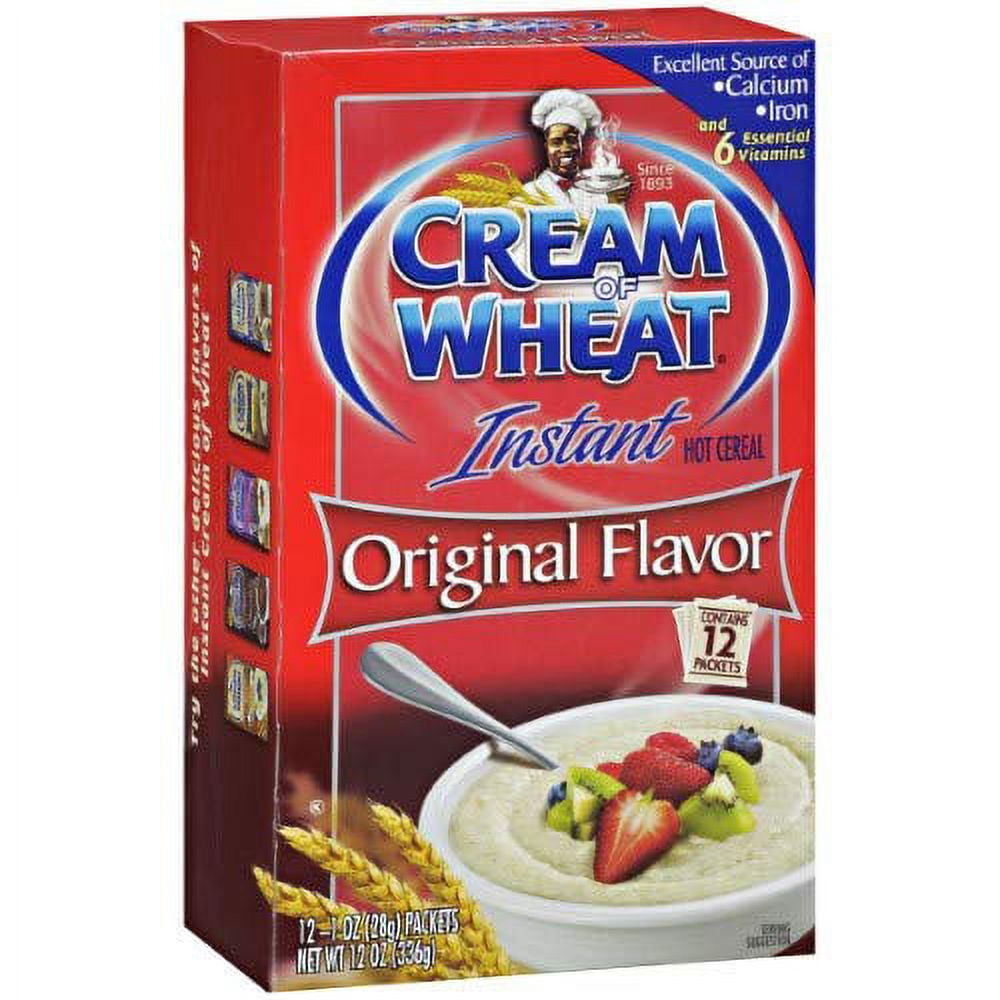 Cream of Wheat Instant Hot Cereal, Original, Single Serve, 12 Packets ...