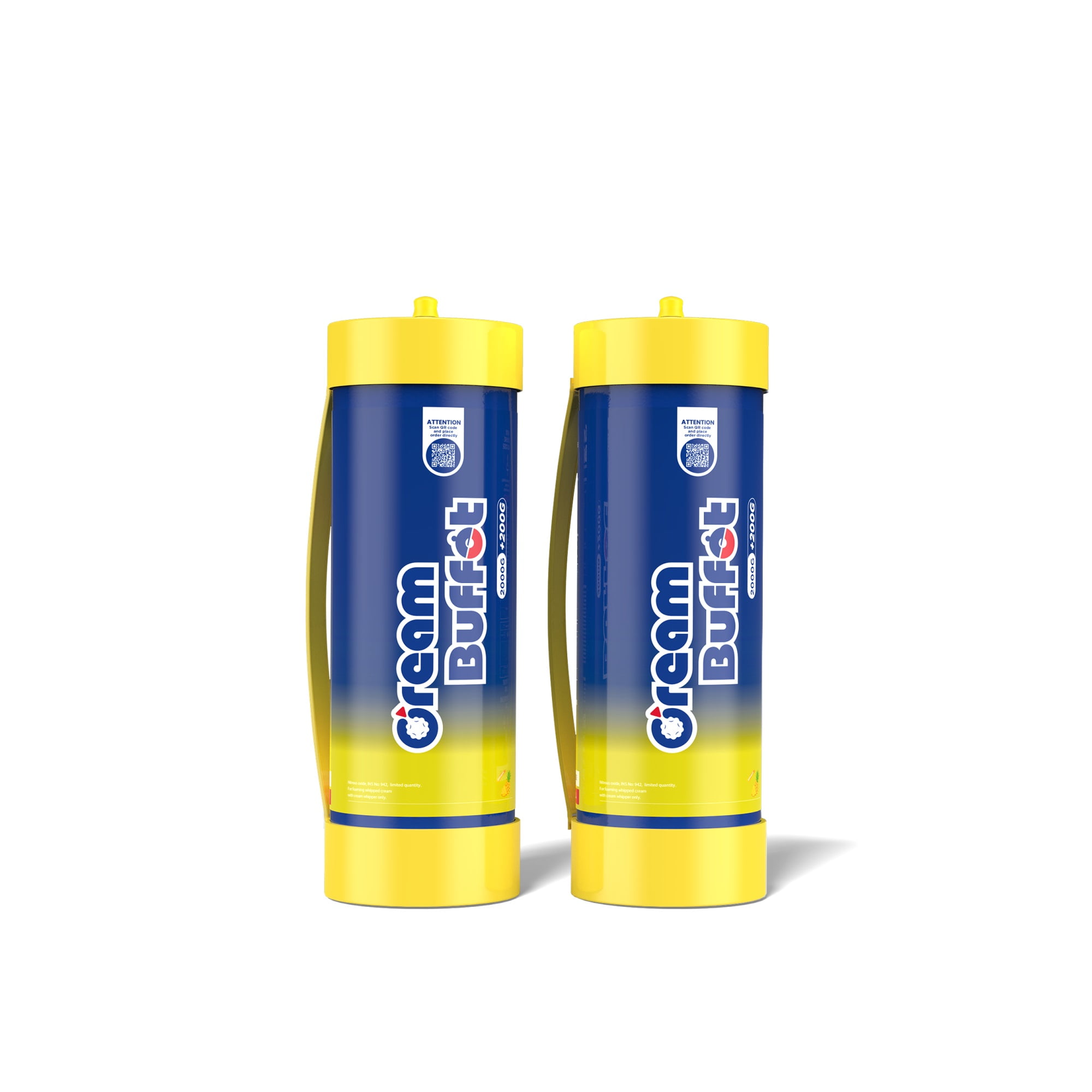 CreamBuffet 3.3L Food-Grade Steel Whipped Cream Charger High-Capacity ...