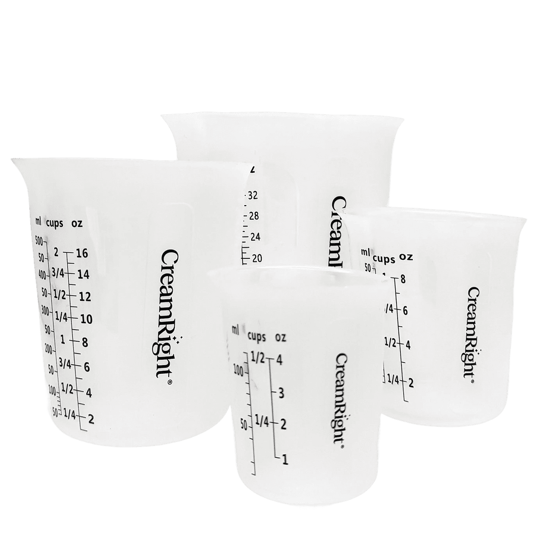 CreamRight Silicone Measuring Cups - Set of 4 - Walmart.com