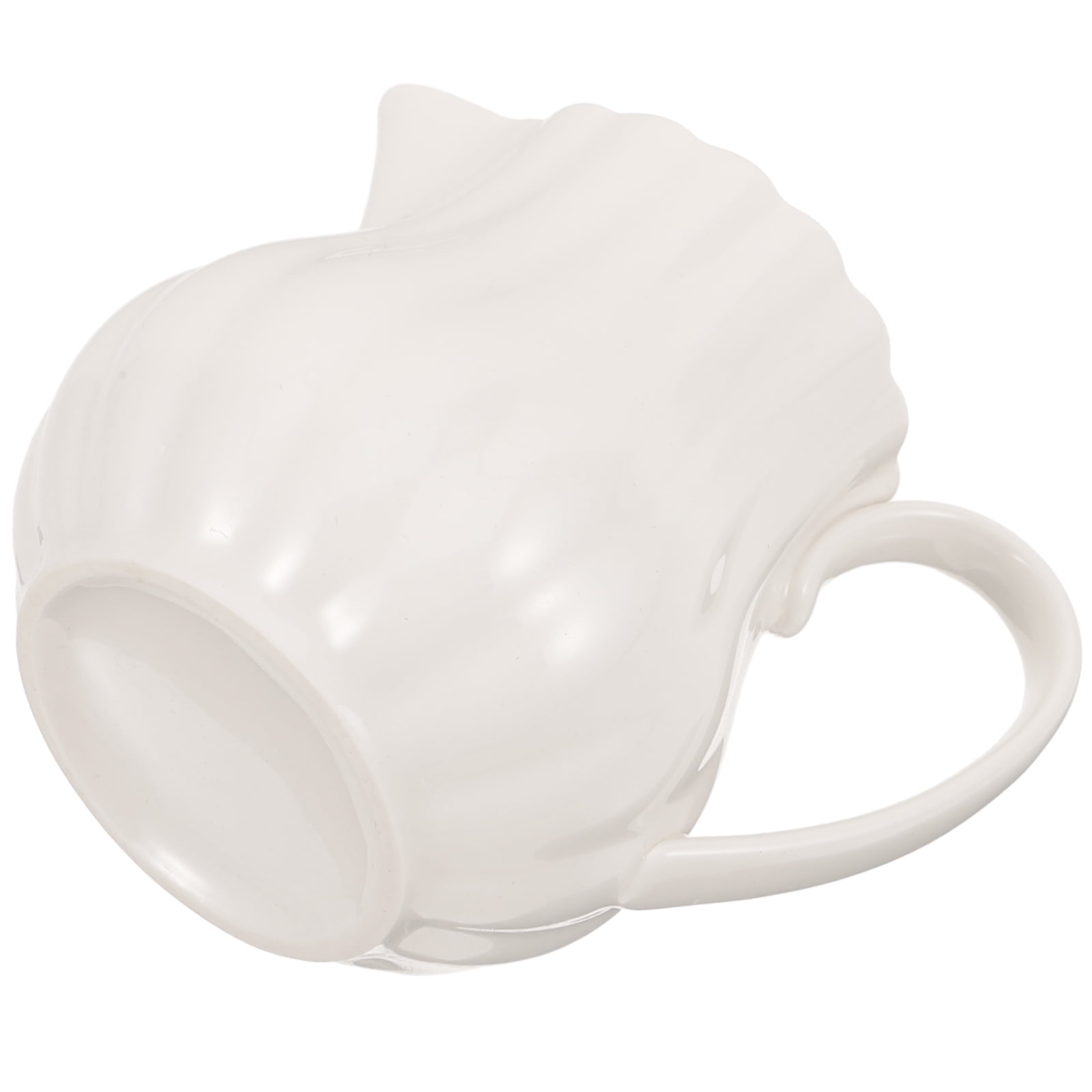 Small Porcelain Creamer Pitcher Jug Sauce Cup for Serving Cream, , and ...