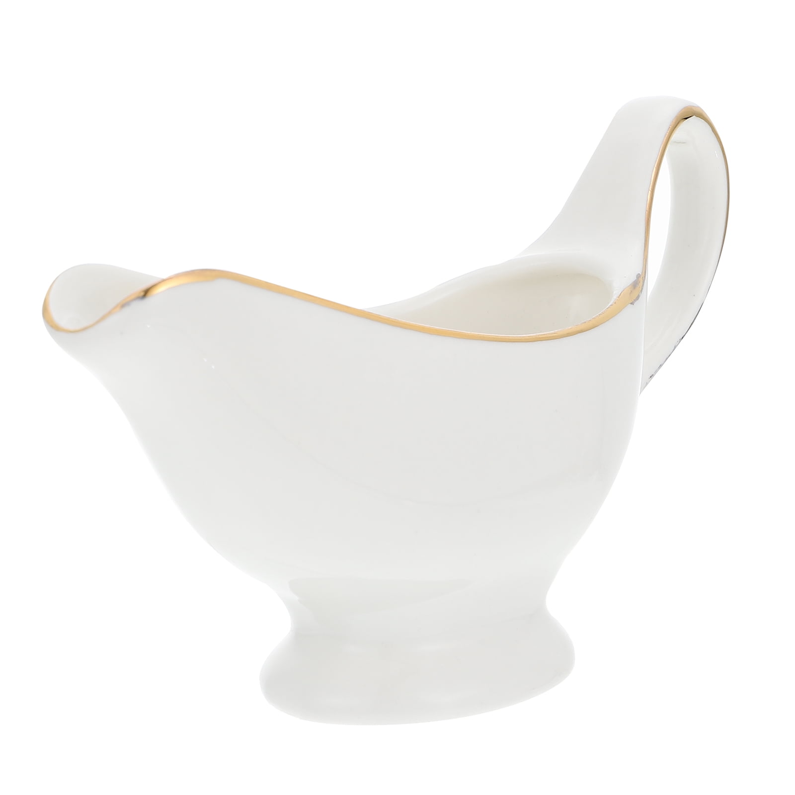 Creamer Syrup Ceramic Sauce Bucket Dipping Boat Small Terrarium Vinegar ...