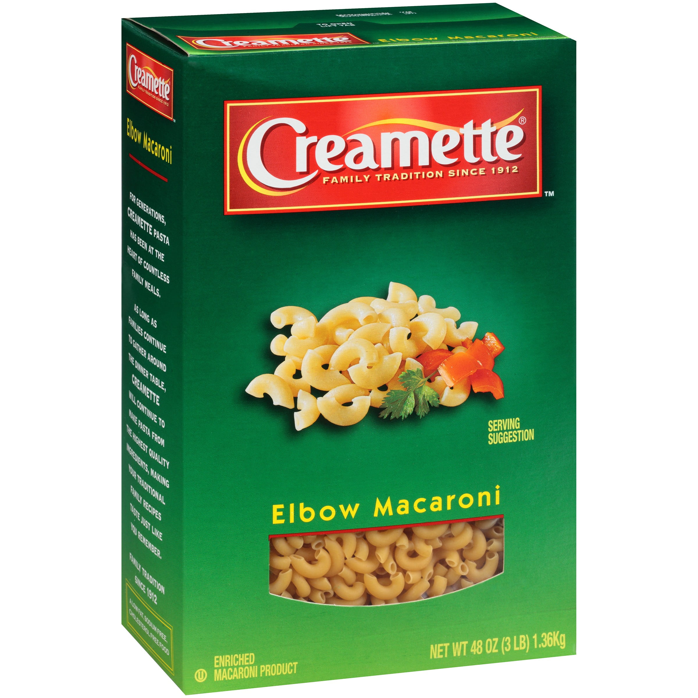 Creamette Elbows Pasta, 48-Ounce Box - Walmart.com