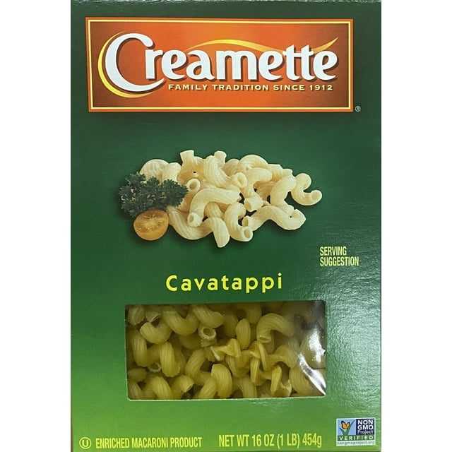 Creamette Pasta CAVATAPPI Noodles NON GMO 16 oz Box - Walmart.com