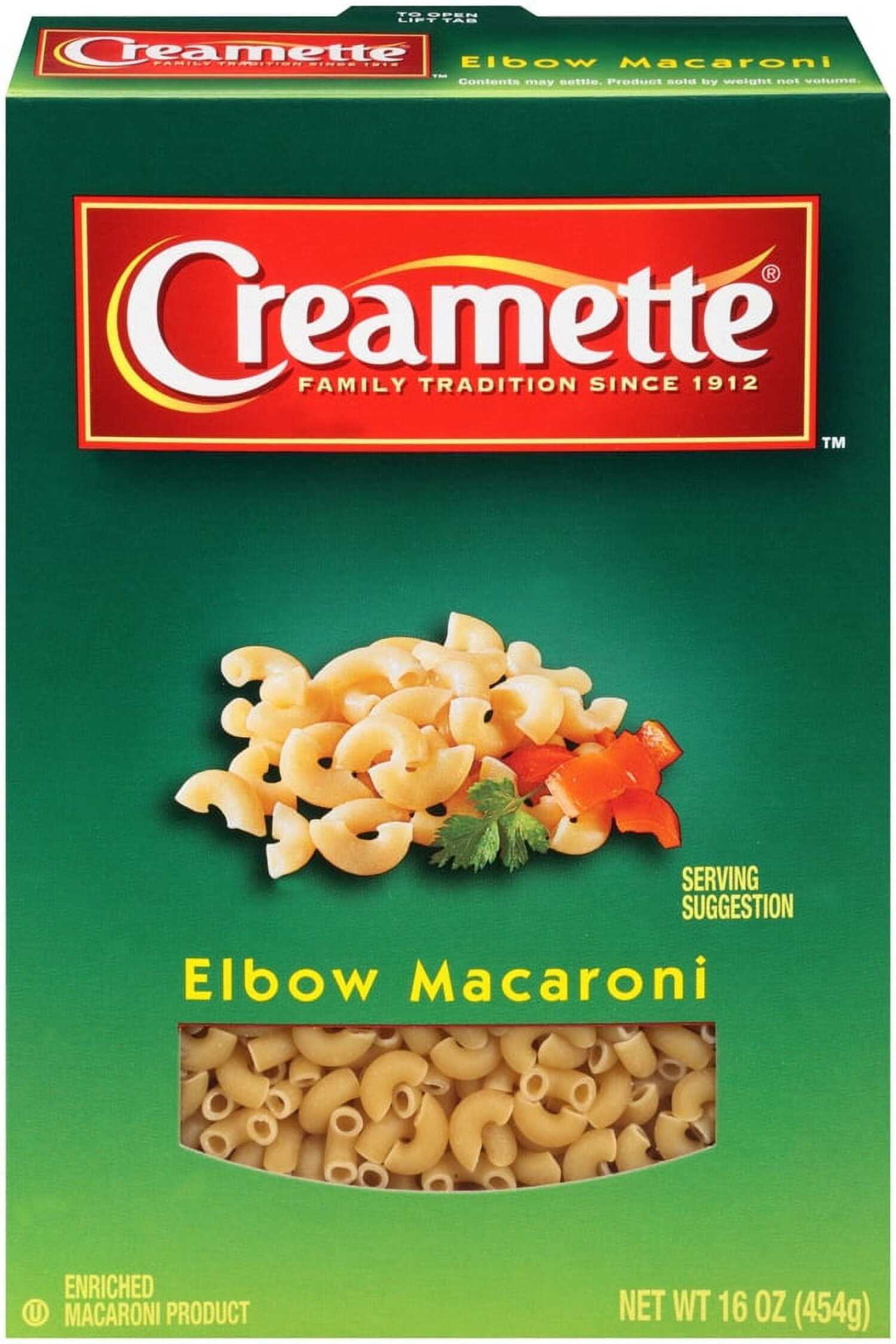 Creamette Elbow Macaroni Pasta, 20-Pack (16 oz Each) – Classic Enriched ...