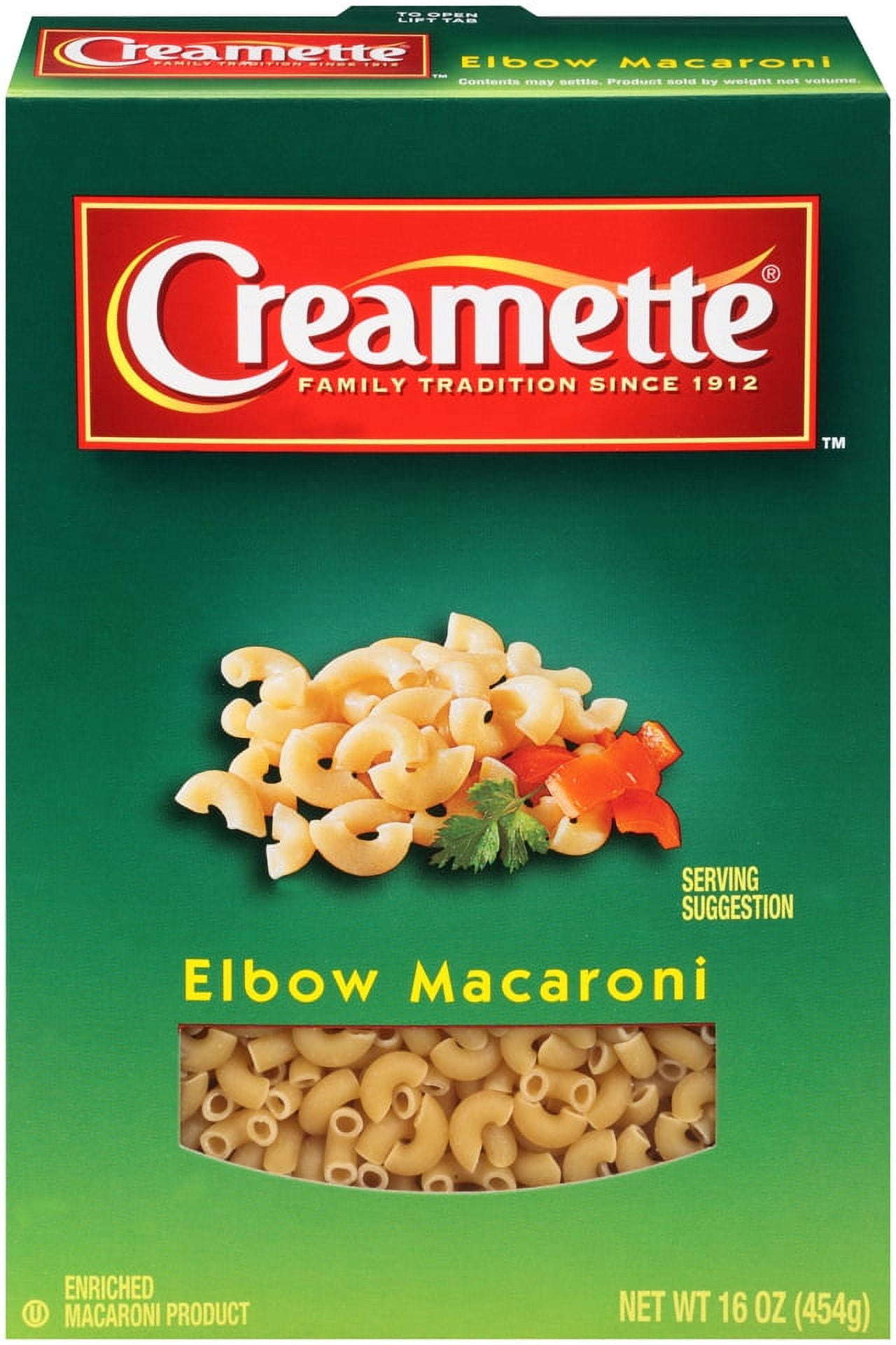 Creamette Small Elbow Macaroni Pasta, 16-Ounce Box - Walmart.com