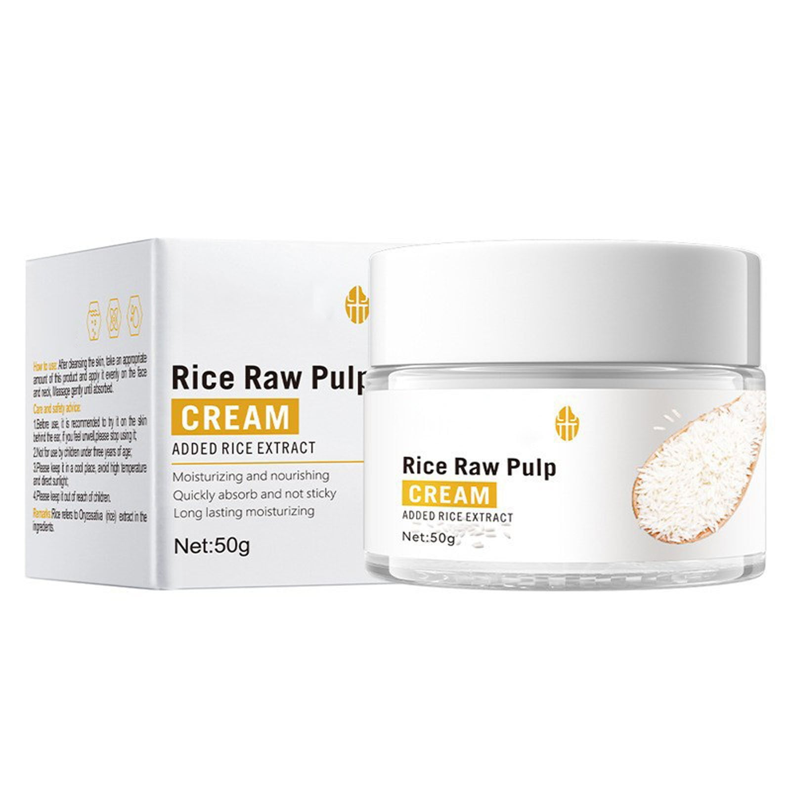 Creams Moisturizers Facial Cream Rice For Face Rice Pulp Face Rice ...