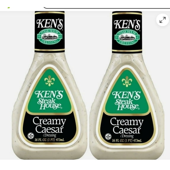 Creamy Caesar Salad Dressing, 2 Bottles, 16 oz Each - Walmart.com