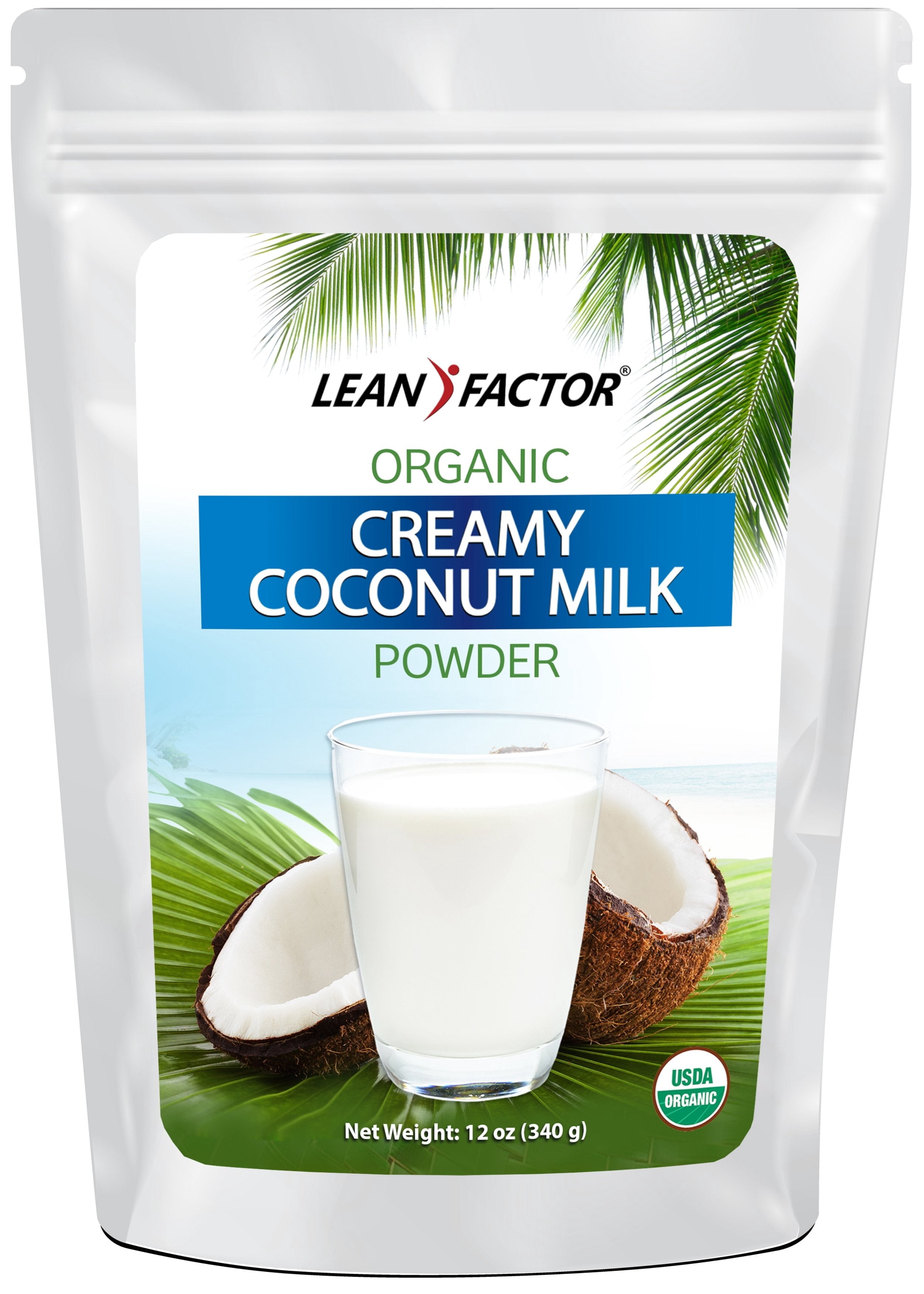 Lean Factor Creamy Coconut Milk Powder Organic, Dairy Free, All Natural ...