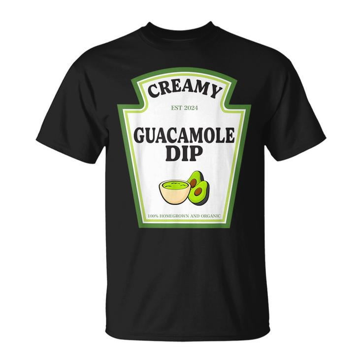 Creamy Guacamole Dip Condiment Costume Party Matching Funny Food Theme ...