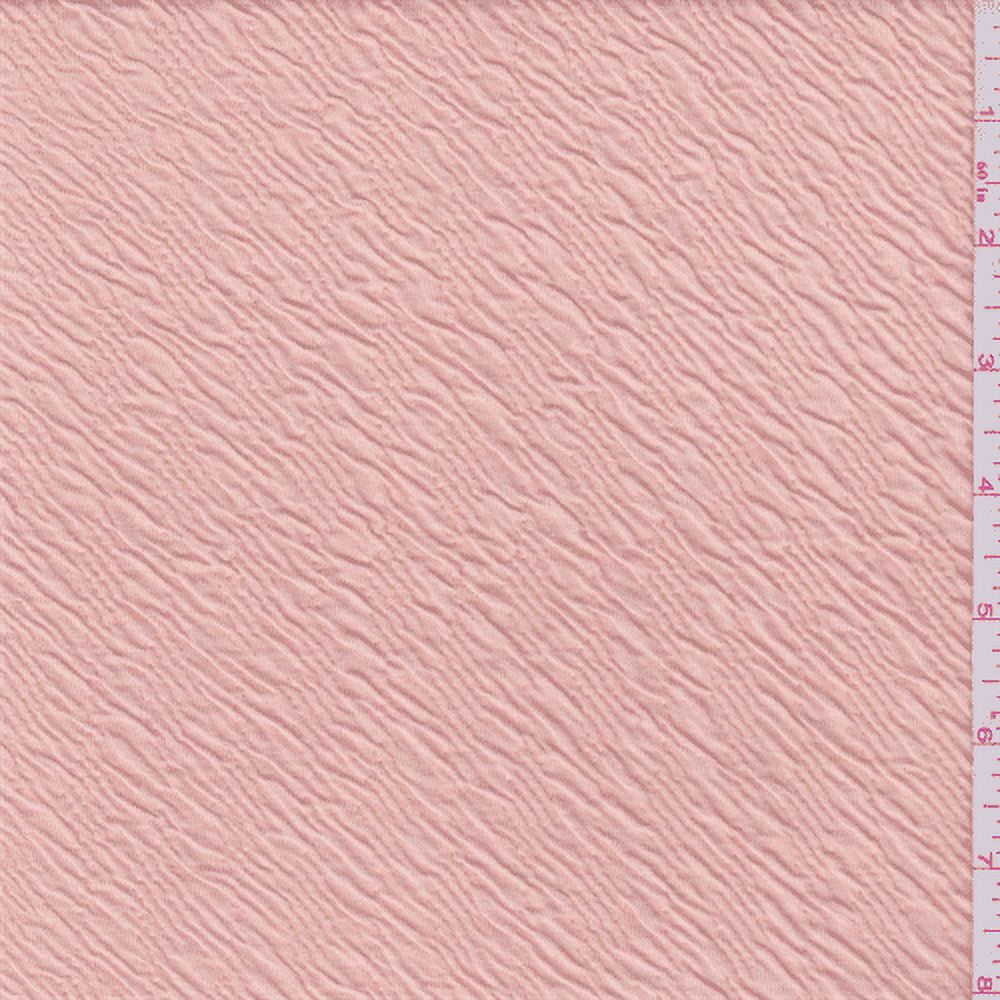 Creamy Peach Polyester Puckered Knit, Fabric By the Yard - Walmart.com