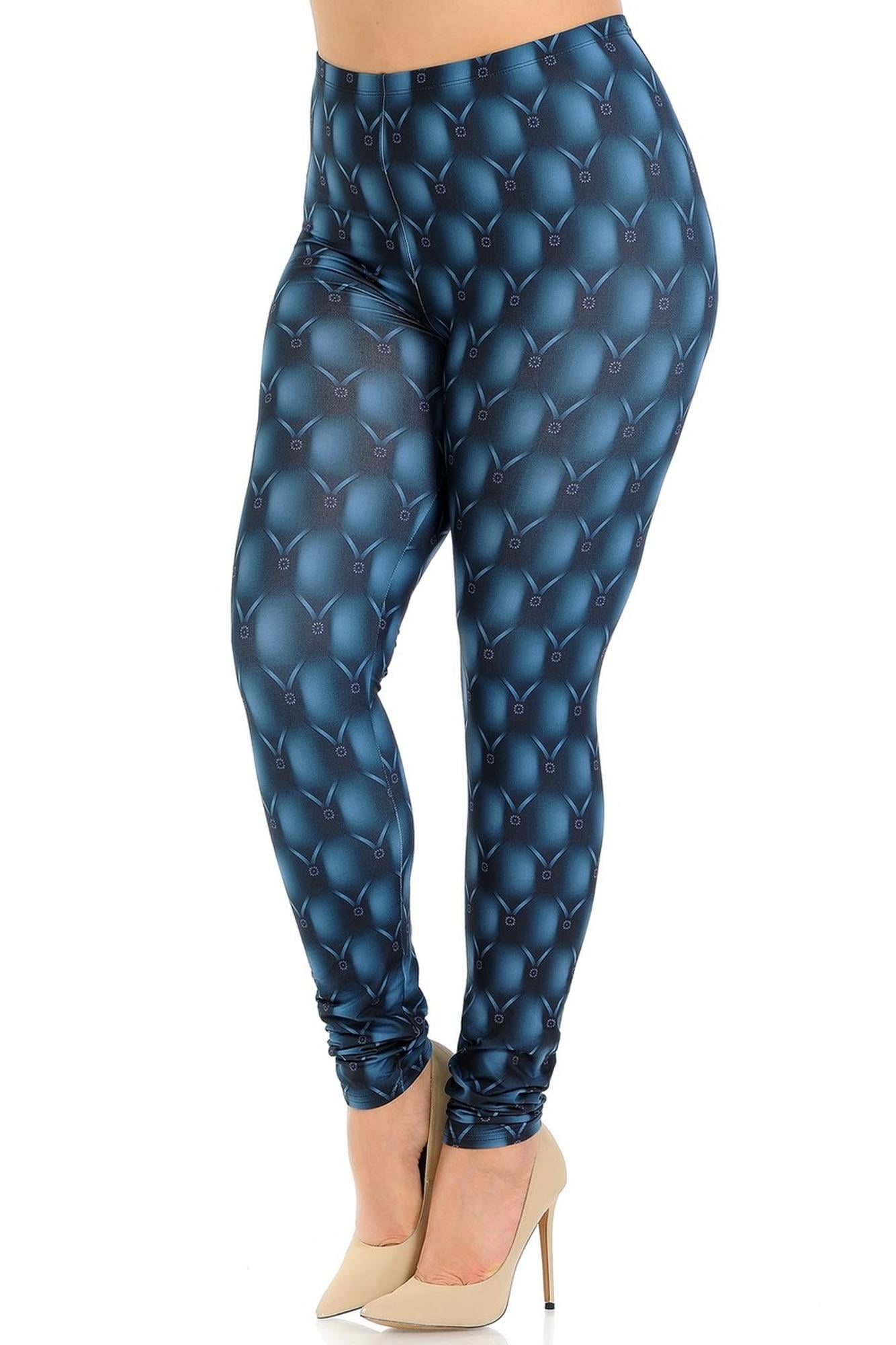 Plus Size - Creamy Soft Women's Laser Print Skin Smoothing Fashion ...