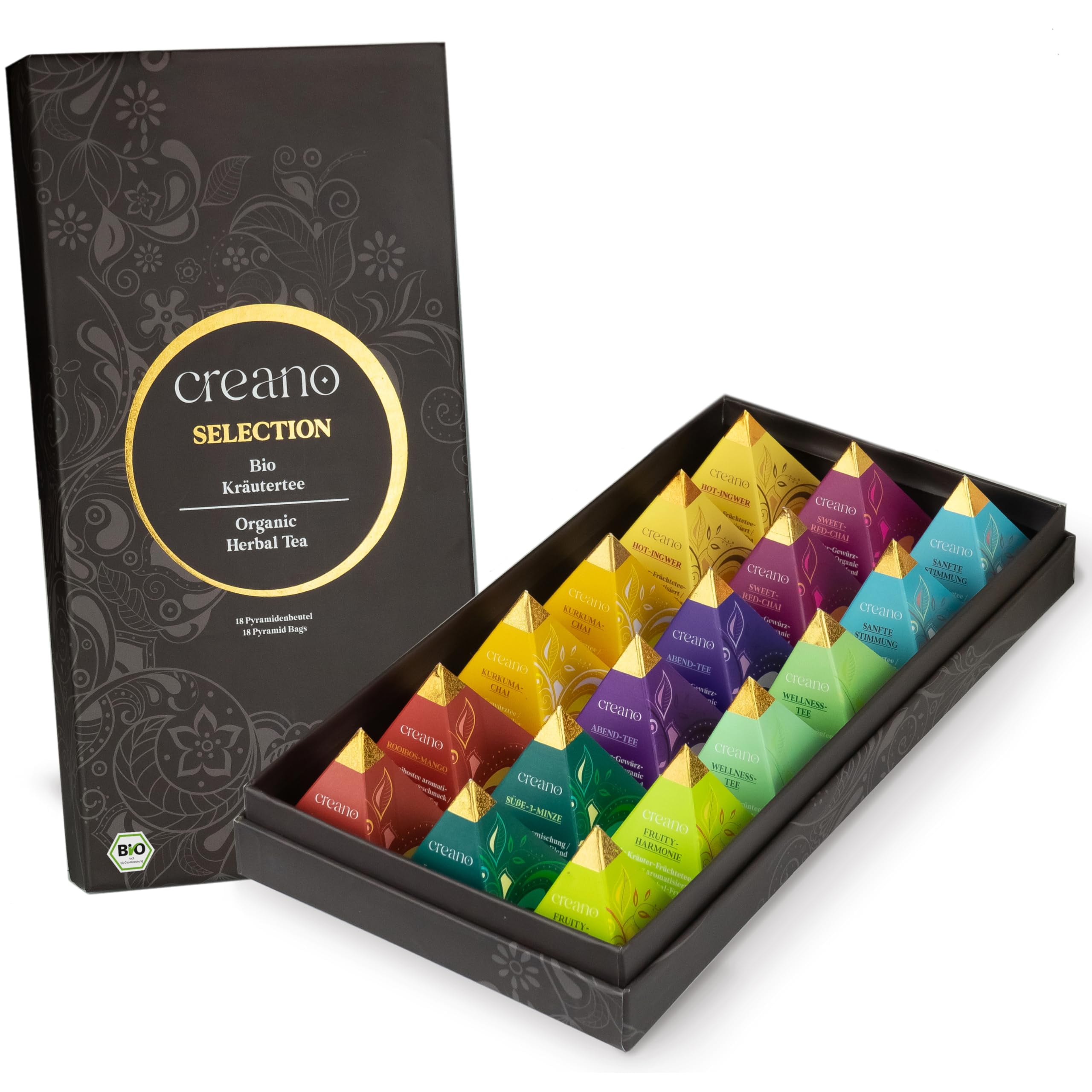 Creano Organic Herbal Tea IEF31 Gift Set "Organic Herbal Tea" - 18 ...