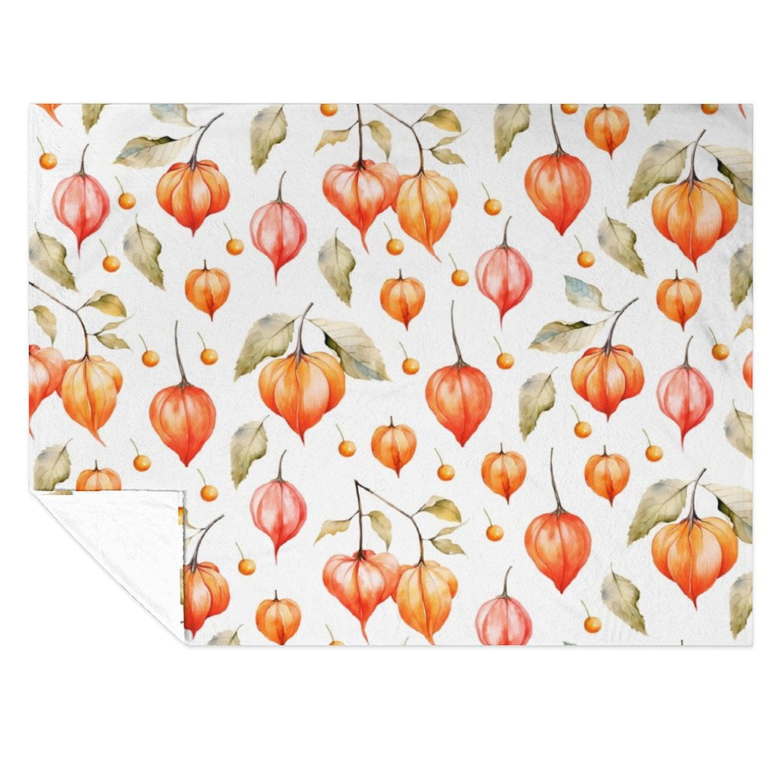 Creaon Autumn Themed PatternUltra-Soft Flannel Blanket 30''x50'', All ...