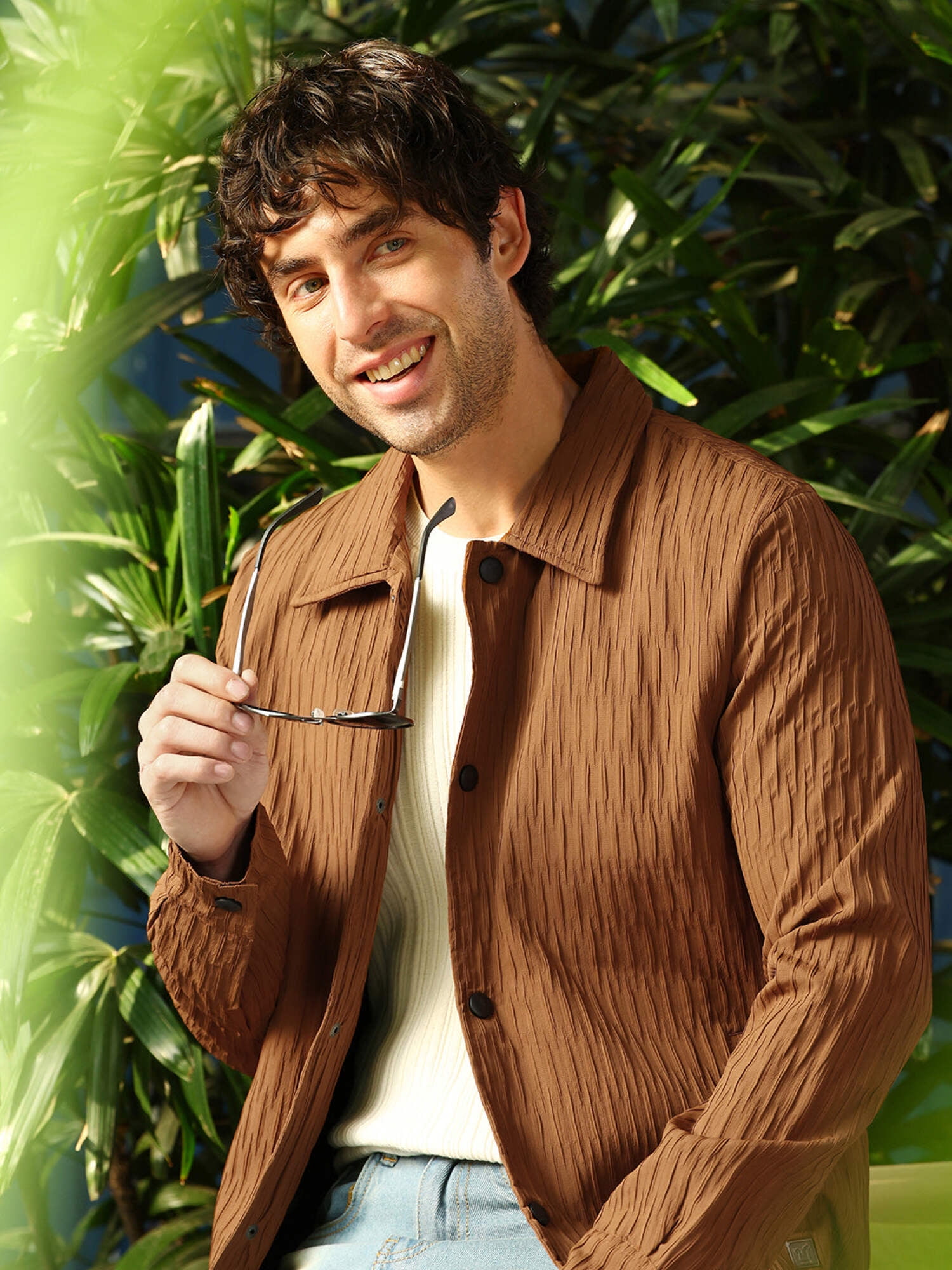 Crease-Tactile Bomber Jacket - Walmart.com