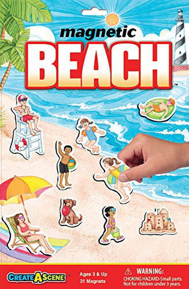 Create-A-Scene Magnetic Playset - Beach - Walmart.com