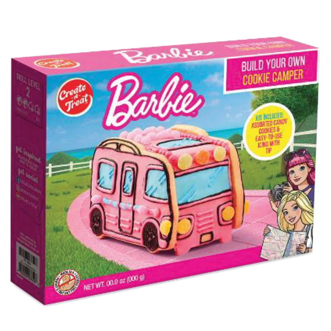 Create A Treat Barbie Build-Your-Own Cookie Camper Gingerbread Kit with ...