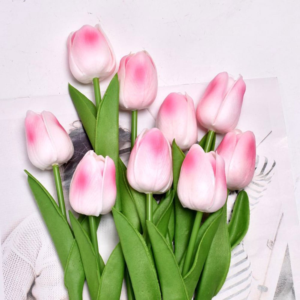 Create Beautiful Floral Arrangements with Artificial Tulip Bouquets Set ...