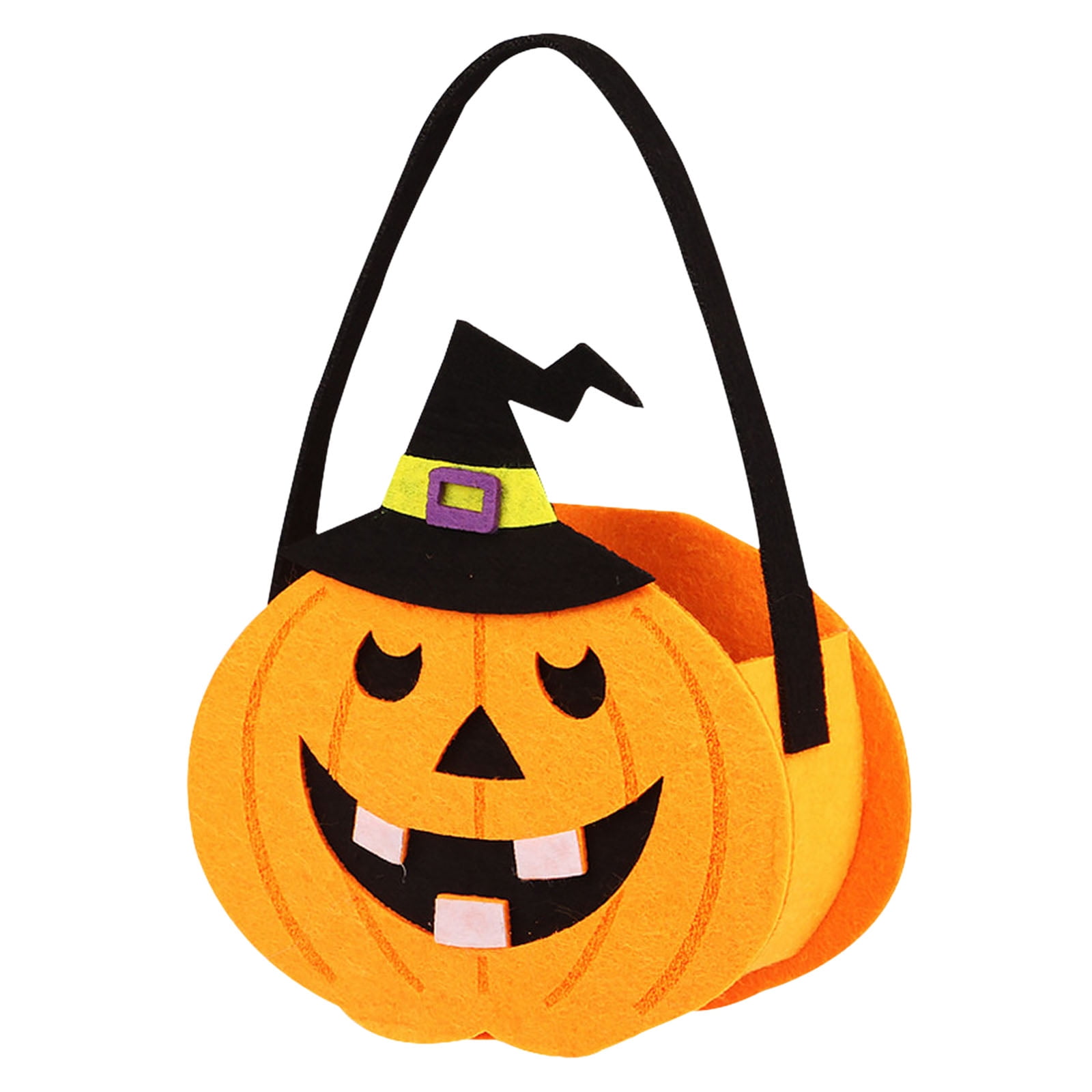 DIY Felt Trick or Treat Bags: Kids Craft Kit to Make Handheld Pumpkin ...